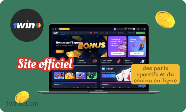 1win Cameroun Bet - Paris Sportifs, Jeux de Casino | Connexion